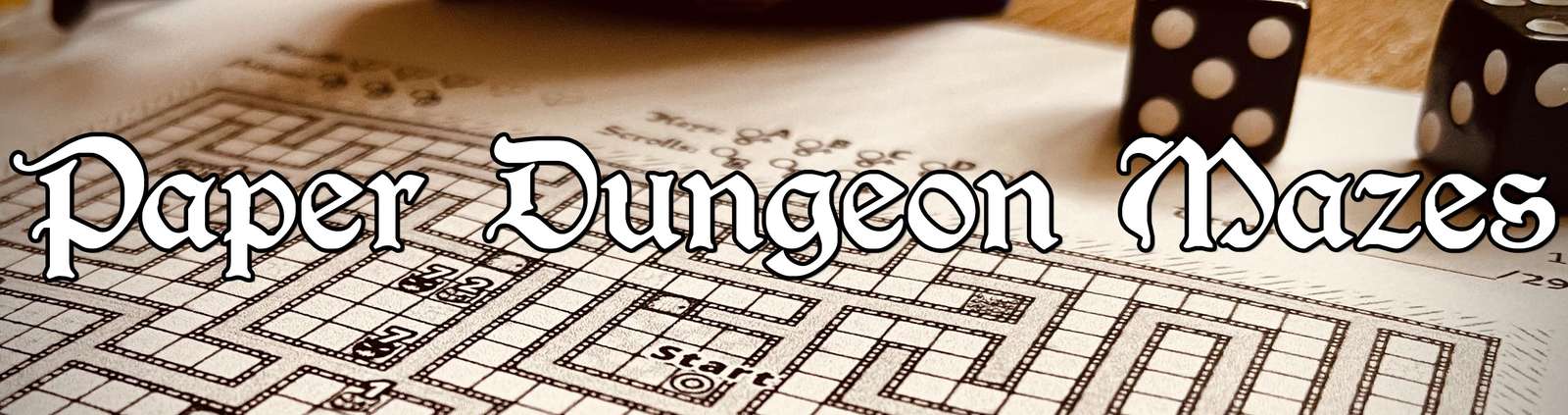 Paper Dungeon Mazes - Gord Games