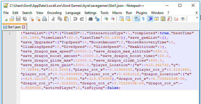 Making a human readable save game system in Unity using JSON - Gord Games